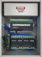 DIN Enclosure with CueServers Installed