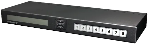 The CueServer 2 Pro (CS-900) is housed in a sturdy 1U rack-mount ...